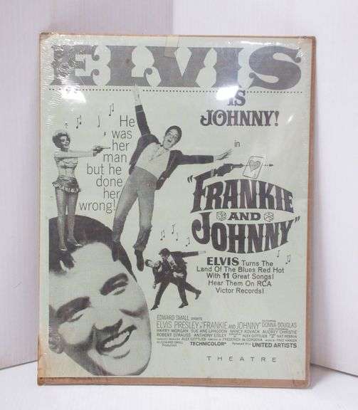 Original Elvis is Johnny in "Frankie and Johnny" Movie Ad/Poster ...
