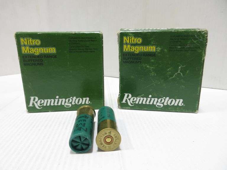 (50) Rounds of Remington 12-Gauge Nitro Magnum 2 3/4" No. 2 Shot Shells ...