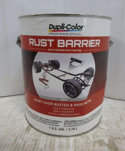 Gallon of Dupli Color Silver Rust Barrier, Rust Preventative Coating ...