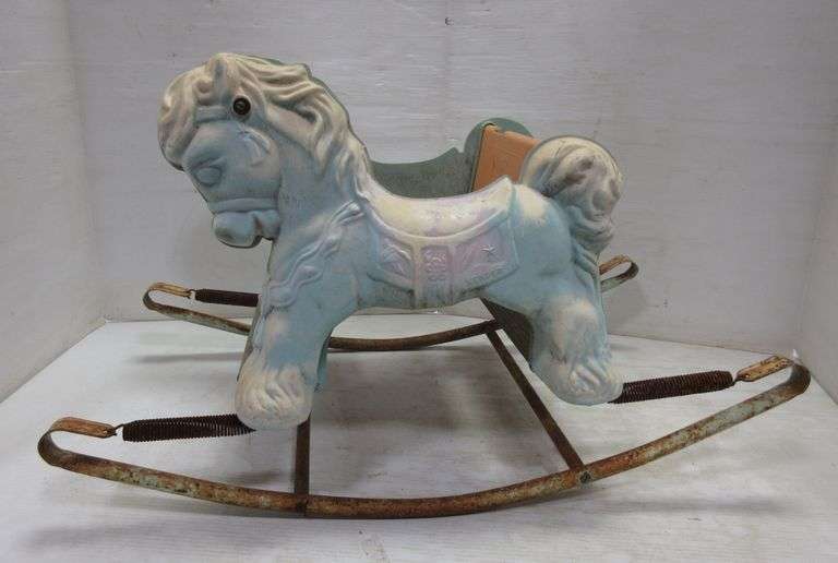 Old Wonder Rocking Horse, 1950's Era - Albrecht Auction Service