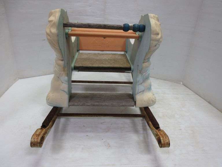 Old Wonder Rocking Horse, 1950's Era - Albrecht Auction Service
