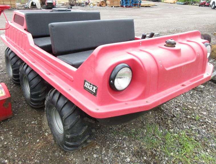 2000 Max IV 6x6 Four-Seater Amphibious Vehicle, 166 Original Hours, 18 ...