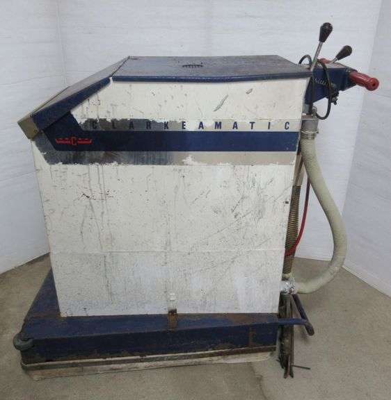 Clark-O-Matic Walk Behind Floor Scrubber Model PE-20 - Albrecht Auction ...