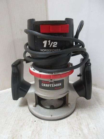 Sears Craftsman Router, Double Insulated, 25,000 RPM, 110-120V ...