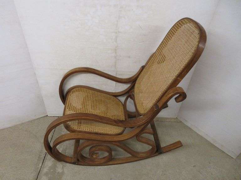 Wicker Rocking Chair - Albrecht Auction Service