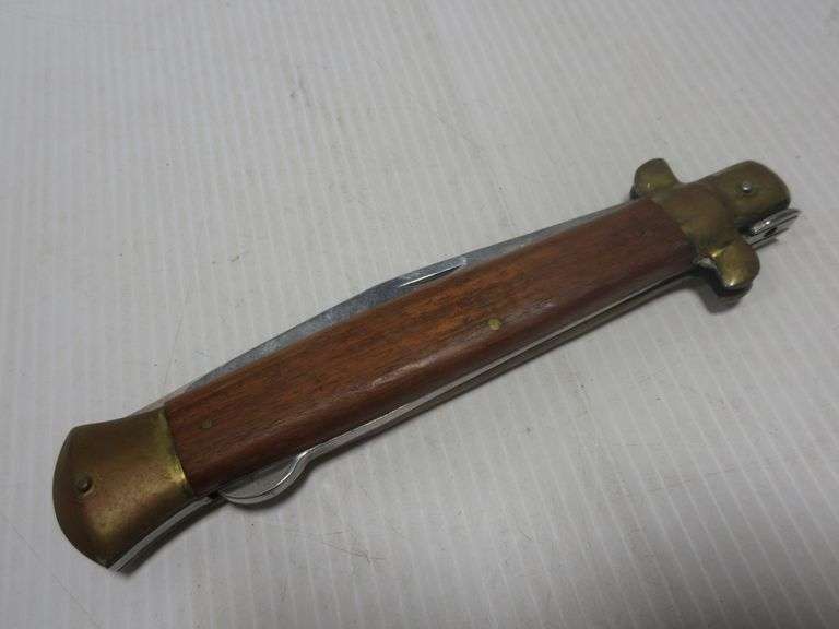 Stainless China Switchblade Knife - Albrecht Auction Service