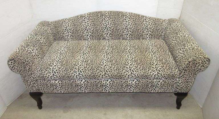 Leopard/Cheetah Print Sitting Sofa/Couch with Flip Up Cushion and ...