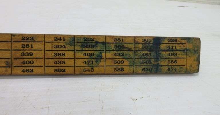 Tree Scale/Log Scale Stick - Albrecht Auction Service