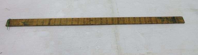Tree Scale/Log Scale Stick - Albrecht Auction Service