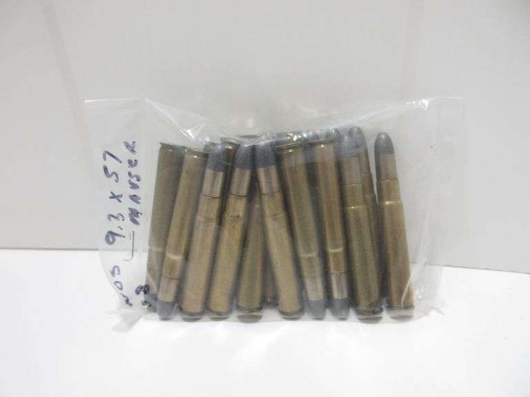 (18) Rounds of Remington UMC 9.3x57 Mauser Ammo - Albrecht Auction Service
