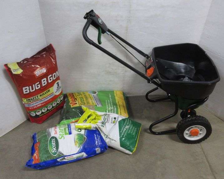 Scotts Elite Spreader, New; Ortho Bug B Gon Insect Killer; Scotts ...
