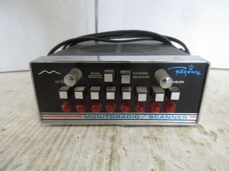 Vintage 1972 Regency Monitoradio Scanner, Eight-Channel - Albrecht ...
