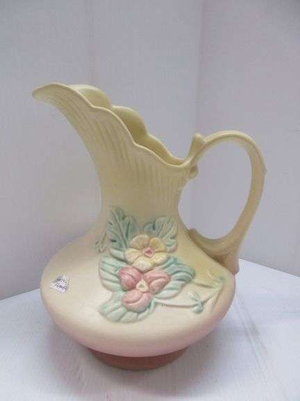 Hull Pottery Wildflower Pattern Pitcher - Albrecht Auction Service