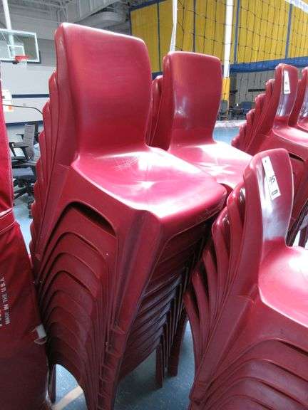 (26) Sebel Integra Plastic Stackable Chairs, Made in Australia ...