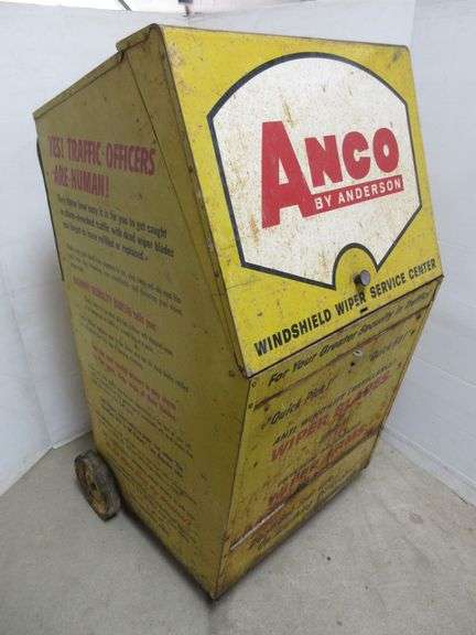 Old Anco by Anderson Wiper Blade Display Cabinet with Advertising ...