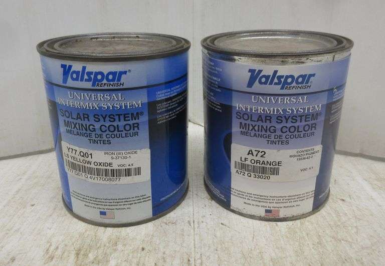 (2) One-Quart Mixing Color, R79.Q01 Quindo Red; One-Quart Mixing Color ...