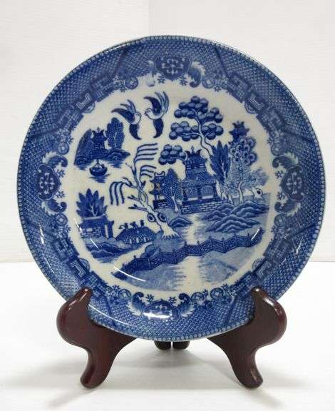 Burleigh Staffordshire Items, Including: Blue Nose II Plate; Blue ...