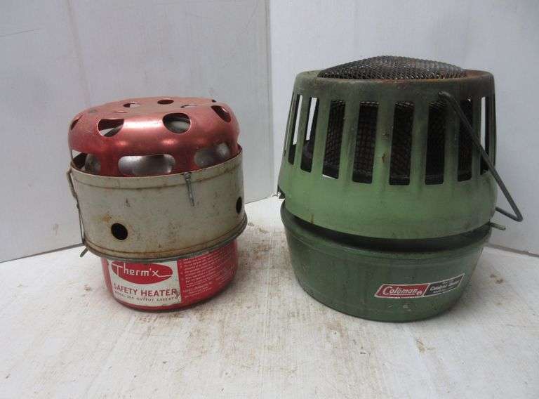 (2) Heaters: Coleman Catalytic Heater, Model 513B, 5000 BTU; Therm'x ...