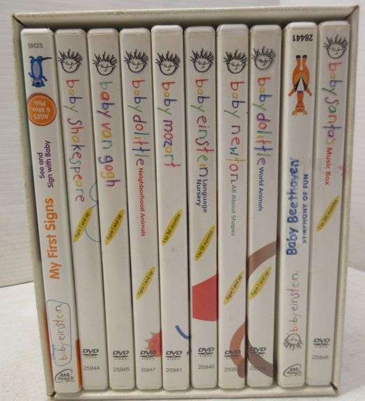 (10) Baby Einstein DVD's, Entire Collection, Includes: Baby Dolittle ...
