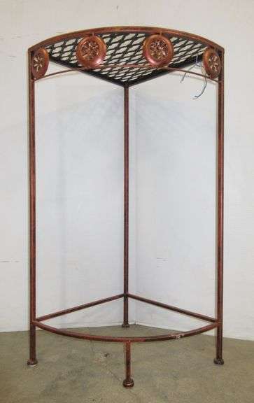 Metal Corner Table - Albrecht Auction Service