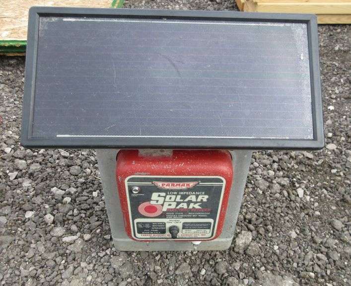 Parmak DF-SP-LI Solar Pak 6 Low Impedance 6V Battery Operated 25 Mile ...