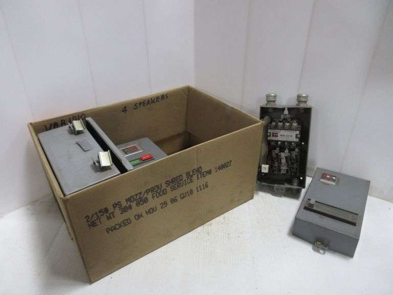 (3) Electrical Boxes - Albrecht Auction Service