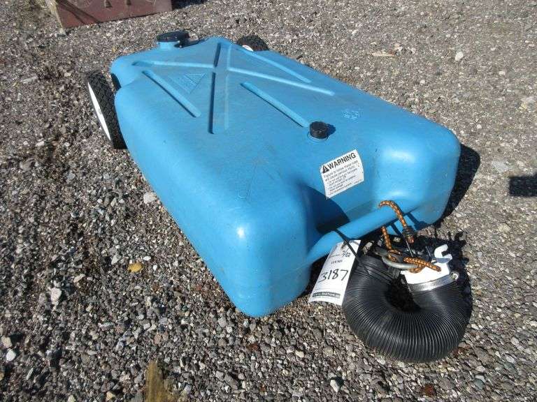 Blue Boy Porta Potty, 30-Gallon with Hitch Toter and Waste Hose ...