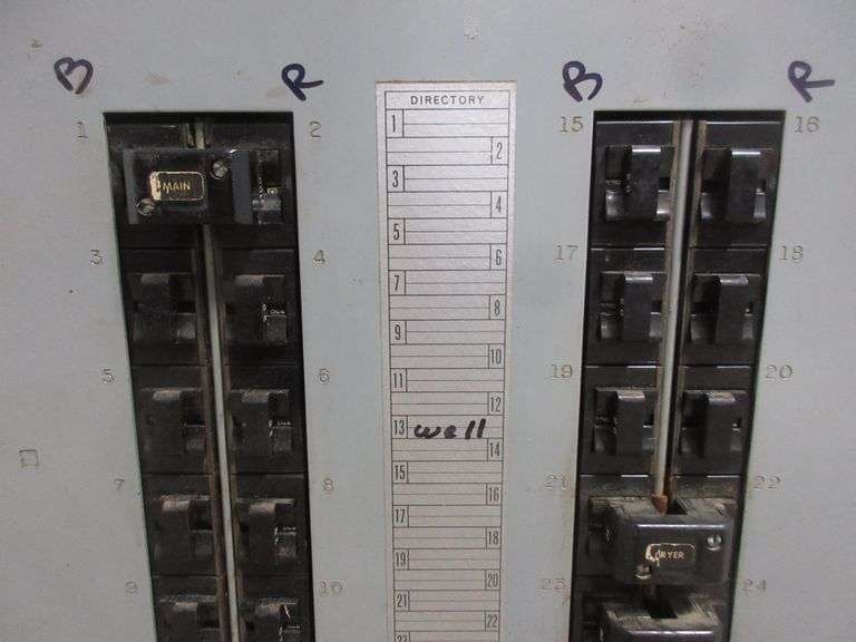 Pushmatic Electrical Panel - Albrecht Auction Service