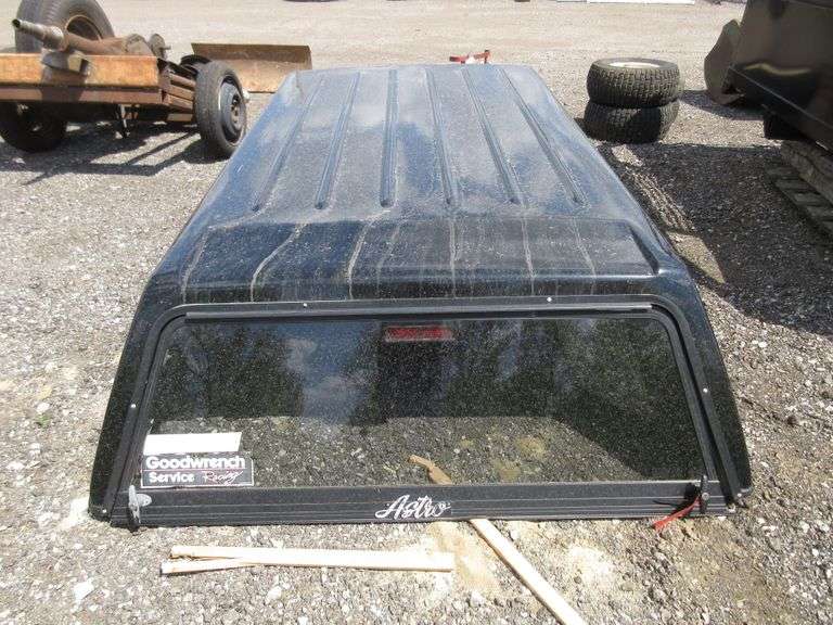 Astro Fiberglass 8' CR 1800 Pick Up Topper Black in Color, Side and ...