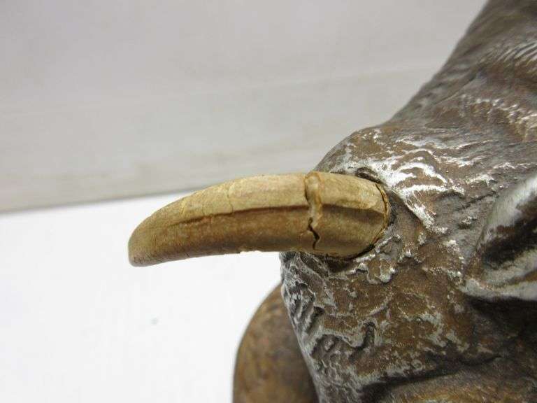 Older Bull and Matador Mid-Century Statues, Marked "Marwal" - Albrecht ...