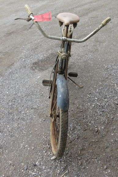 Pre War 27" Schwinn Bicycle Springer, Front End Brake on Rim - Albrecht ...