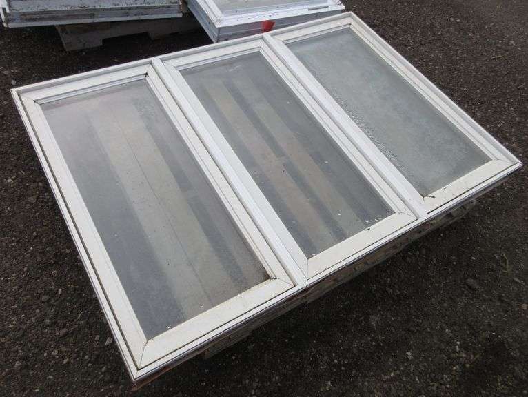 Triple Easement Window, Aluminum Clad Exterior, Natural Wood Interior ...