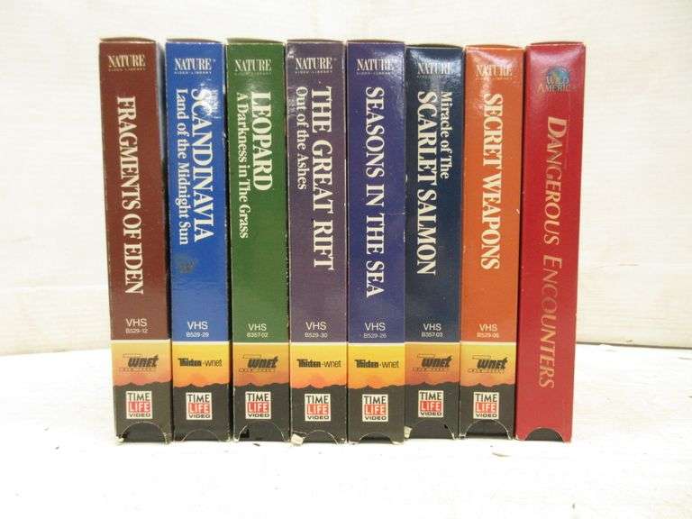 (8) VHS Films from Time-Life, Nature/Wildlife Series - Albrecht Auction ...