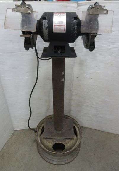 Duracraft 3/4 HP All Ball Bearing Heavy Duty Bench Grinder on Homebuilt ...