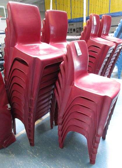 (26) Sebel Integra Plastic Stackable Chairs, Made in Australia ...