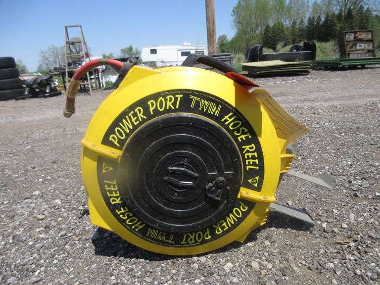 Power Port Oxy/Acetylene Retractable Hose Reel - Albrecht Auction Service
