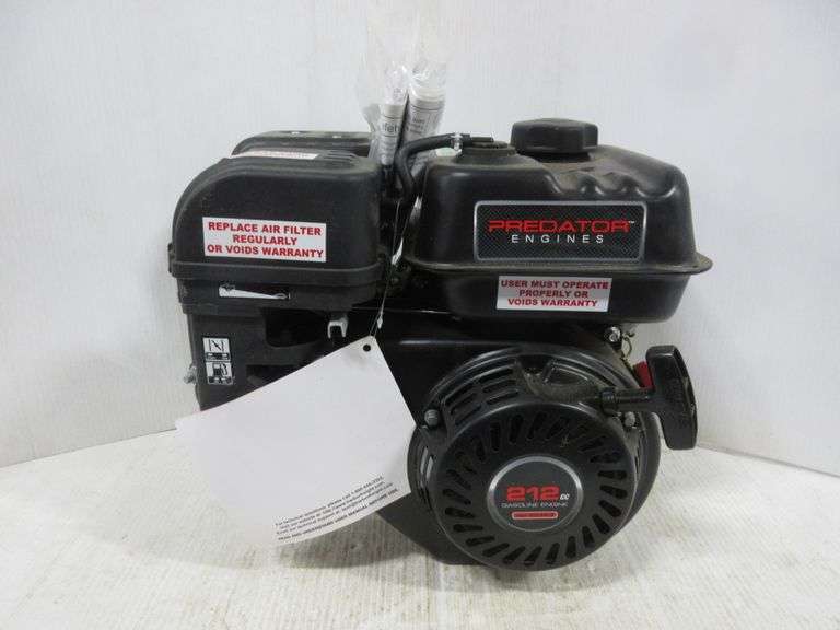 Predator 212cc Gasoline Engine - Albrecht Auction Service