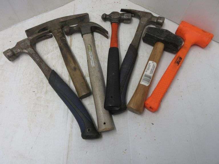 (7) Hammers, Various Sizes and Types - Albrecht Auction Service