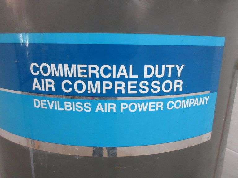 Commercial Heavy Duty Devilbiss Pro 4000 5HP, 60-Gallon Air Compressor ...