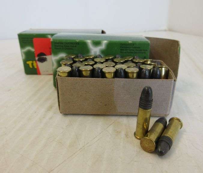 (100) Total Rounds of Rem .22 Cal Long Rifle - Albrecht Auction Service