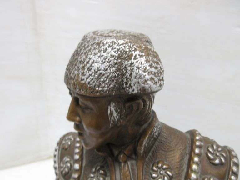 Older Bull and Matador Mid-Century Statues, Marked "Marwal" - Albrecht ...