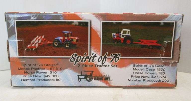 Case Steiger Panther II and Case 1570 Spirit of 76, No. 16176A, 1/64 ...