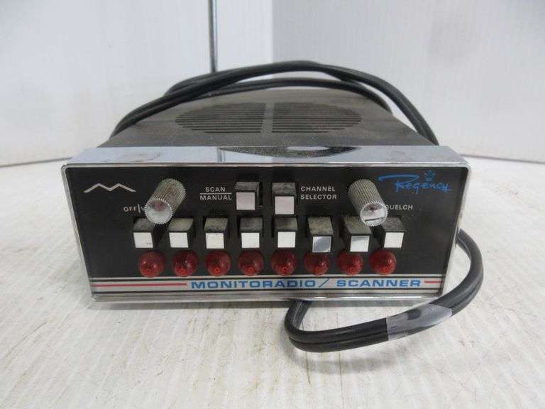Vintage 1972 Regency Monitoradio Scanner, Eight-Channel - Albrecht ...