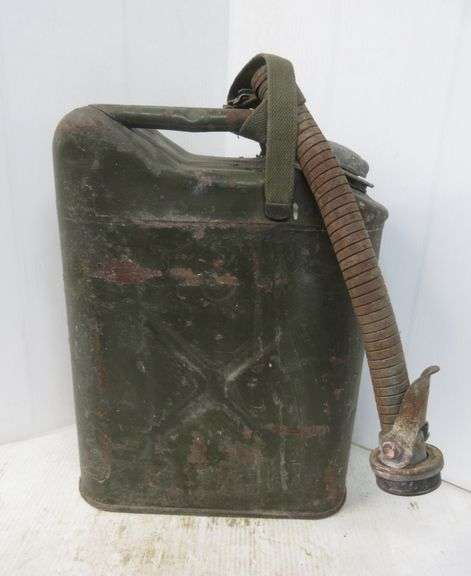 Five-Gallon Military Gas Can with Separate Flex Spout - Albrecht ...