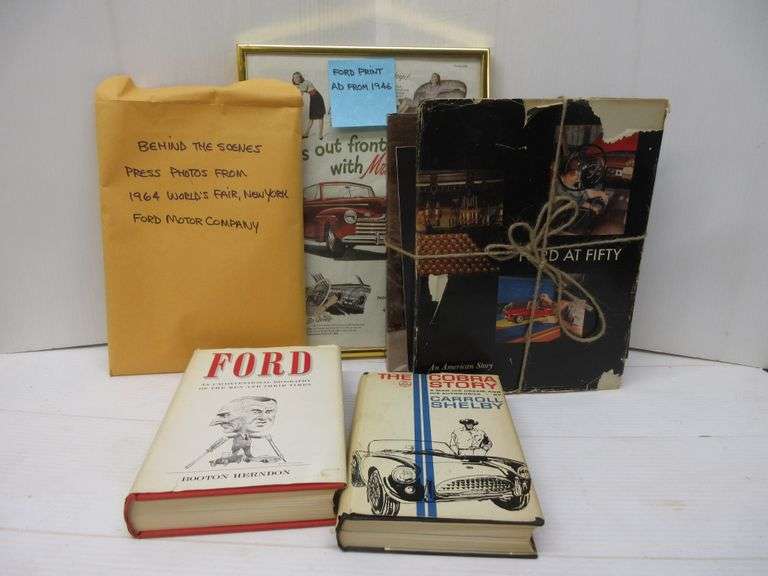 Ford Motor Company Items, Including: "Ford: A Biography Book", "The ...