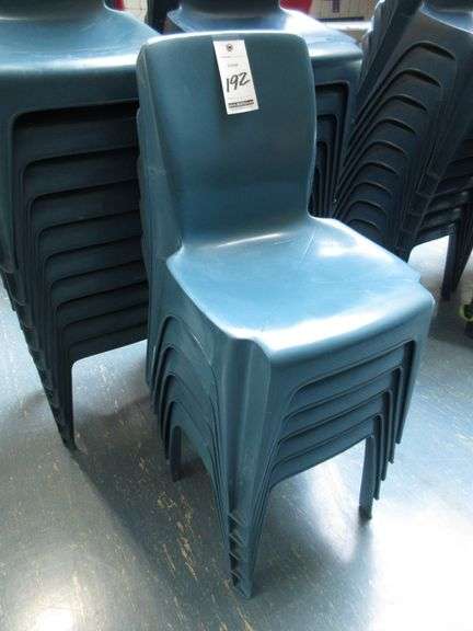 (15) Sebel Integra Plastic Stackable Chairs, Made in Australia ...