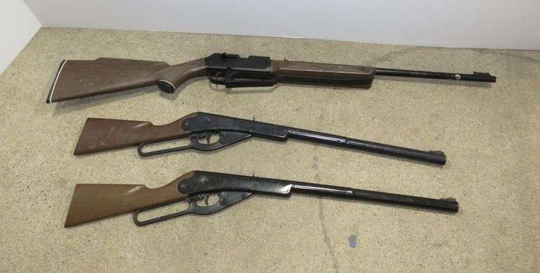 (2) Daisy Lever Action BB Guns, and a Daisy Pump Pellet/BB Gun ...