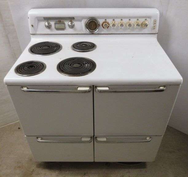 1950s Hotpoint Double Oven Stove - Albrecht Auction Service