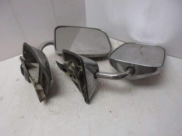 (2) Square Body Chevy Mirrors, Matching Left and Right Sides - Albrecht ...