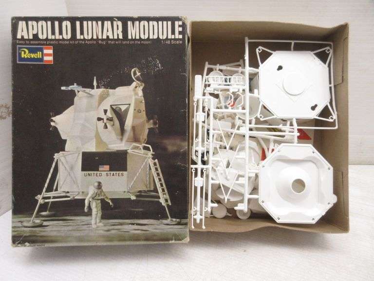 1960's Apollo Lunar Model by Revell, Model of the Apollo "Bug", 1/48 ...